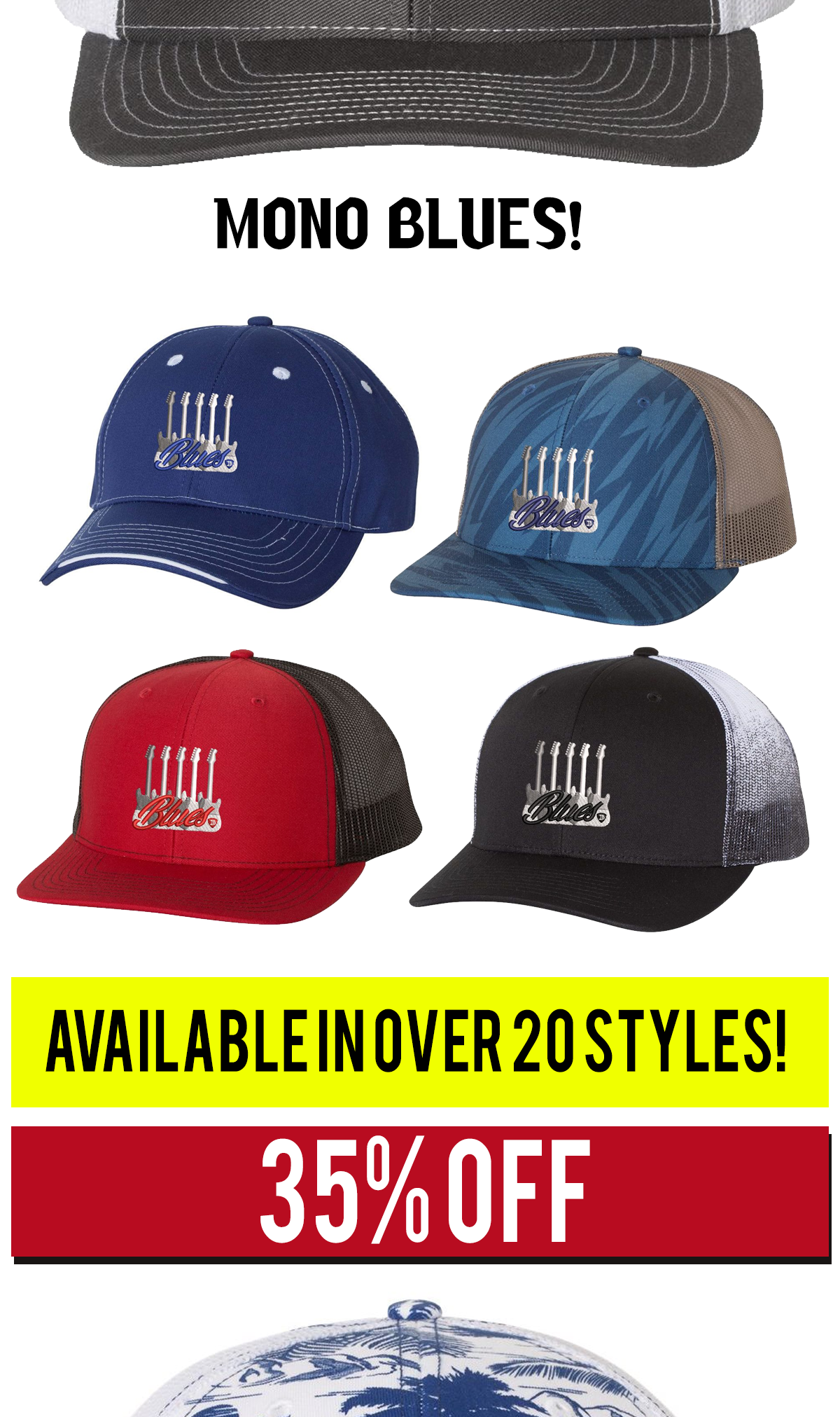 Joe Bonamassa: New JB Hats - 35% Off - 7 Classic Designs - Buy Now ...